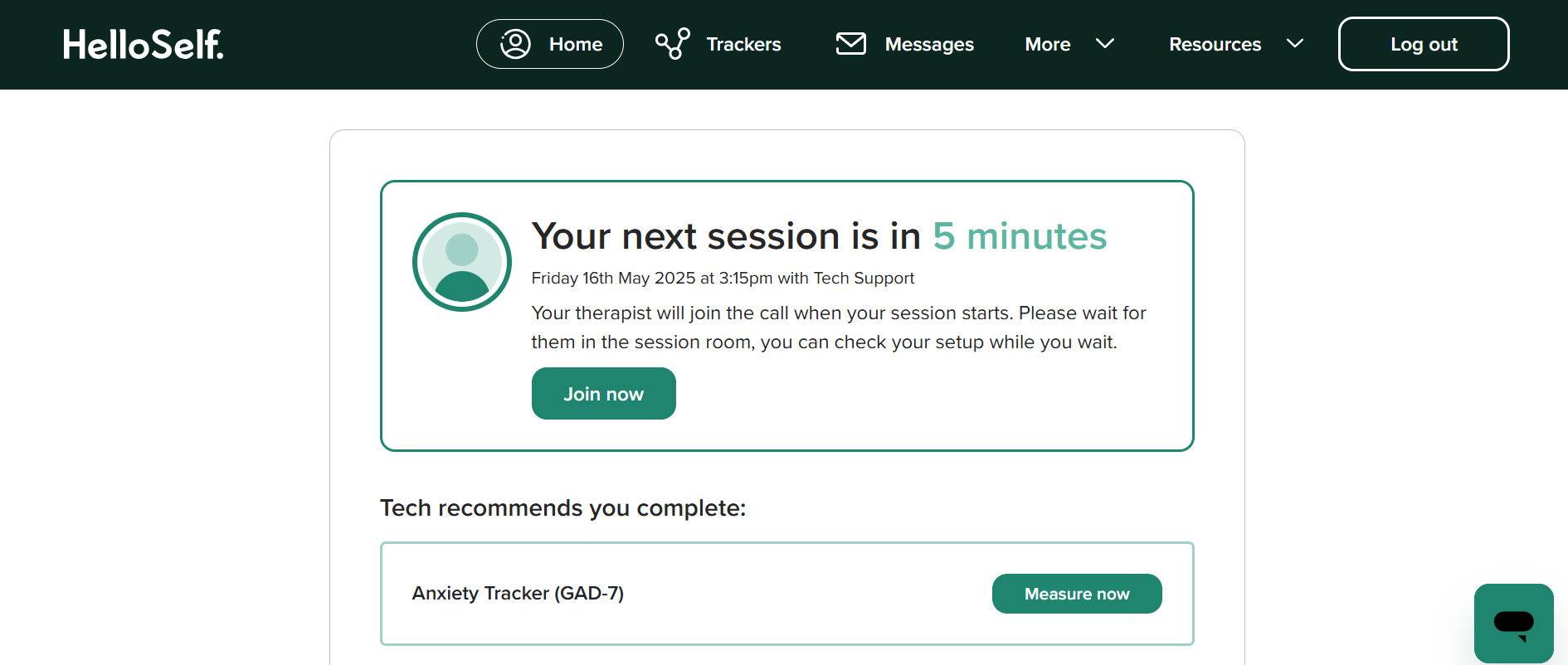 How do I join my first session? – HelloSelf